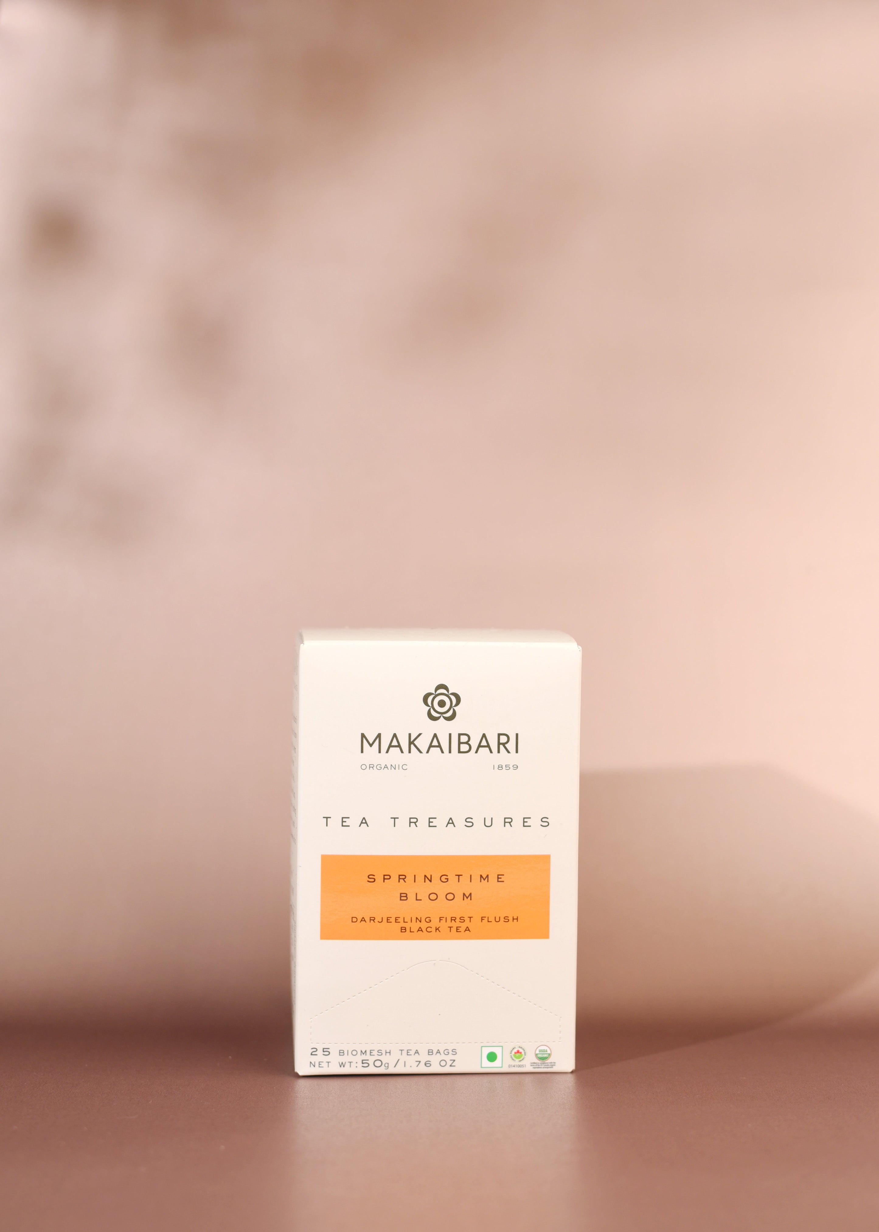Makaibari Springtime Bloom | 25 Tea bags envelop | First Flush Black T ...
